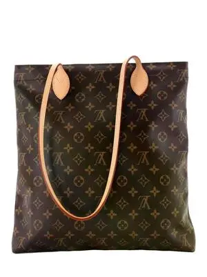 LOUIS VUITTON Carry It Monogram Canvas Tote Bag - Brown