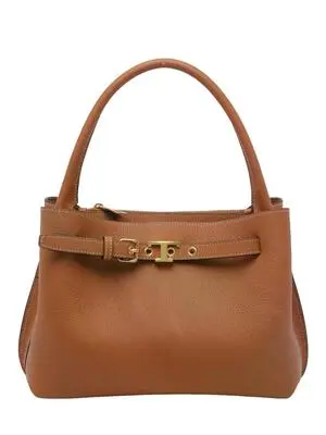 TOD'S Mini Leather Tote - Brown