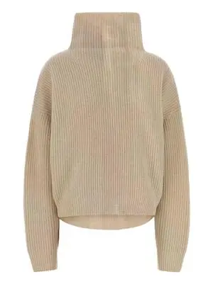Isabel Marant Brooke Ribbed-knit Sweater - Neutrals