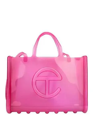 Melissa X Telfar Large Jelly Tote Bag - Pink