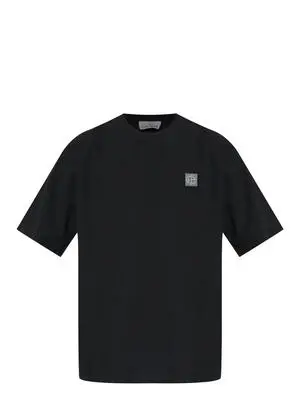 Stone Island T-shirt With Logo Patch Black