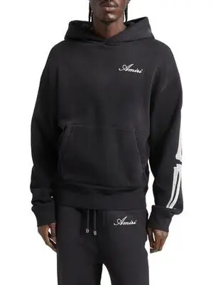 Amiri Oversized Cotton French Terry Hoodie - Black