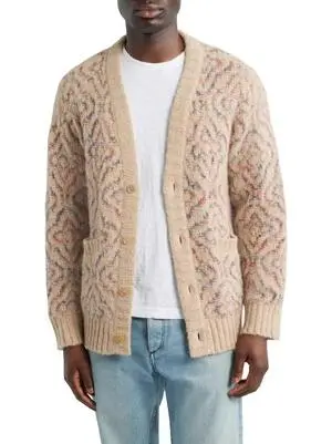 CORRIDOR Somatic Alpaca & Cotton Blend Cardigan - Natural