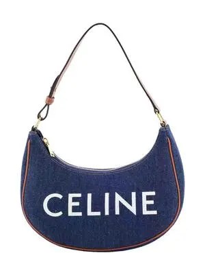 Celine Ava Denim Hobo Bag - Blue