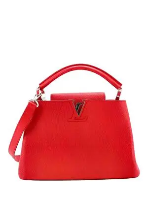 LOUIS VUITTON Capucines Bb Satchel - Red