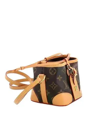LOUIS VUITTON Noe Purse Monogram Canvas Bucket Bag - Brown