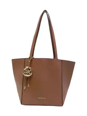 Michael Kors Jordi Logo-pendant Tote - Brown