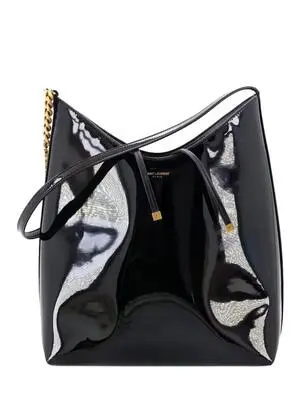 Saint Laurent Rendez-vous Shoulder Hobo Bag - Black