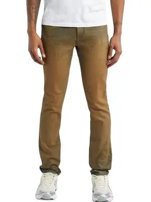 RtA Bryant Mid-rise Skinny Jeans - Copper Indigo