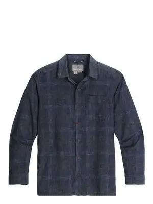 Royal Robbins Hempline Spaced Button-up Shirt Collins Blue