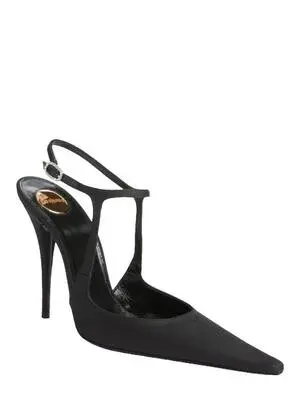 Saint Laurent Ankle Strap Stiletto Pumps - Noir