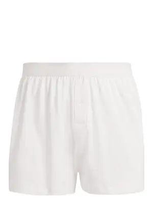 Sunspel Superfine Cotton Boxer Shorts - White