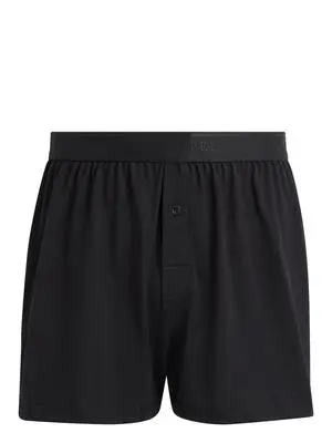 Sunspel Superfine Cotton Boxer Shorts - Black
