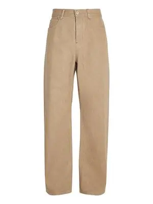 Jacquemus Straight Jeans - Beige