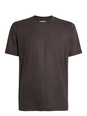 Marco Pescarolo Virgin Wool T-shirt - Brown