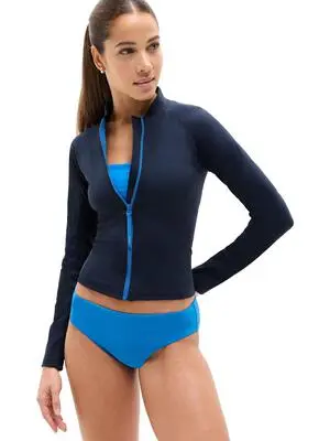 Athleta Zip-front Rashguard - Eclipse/breaker