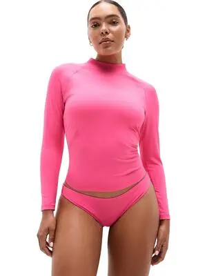 Athleta North Point Rashguard - Cerise