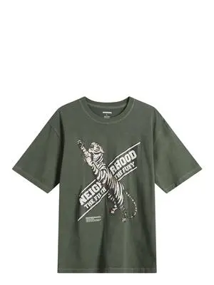 NEIGHBORHOOD Ss-17 Tiger T-shirt - Green
