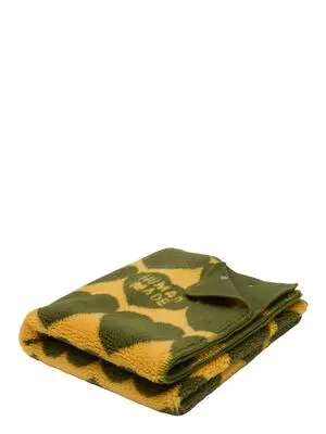 HUMAN MADE Heart Fleece Blanket - Olive Drab