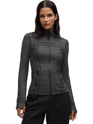 Lululemon Define Jacket - Heathered Herringbone Heathered Deep Coal Black