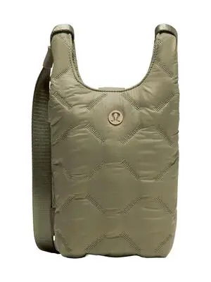 Lululemon Quilty Pleasures Phone Crossbody Bag - Bay Leaf