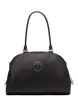 Lululemon Bowler Duffle Bag 17l - Black/silver