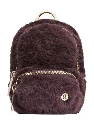 Lululemon Everywhere Nano Backpack - Black Plum/gold