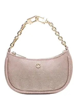 Lululemon City Essentials Nano Shoulder Bag Pink Champagne/muse/gold