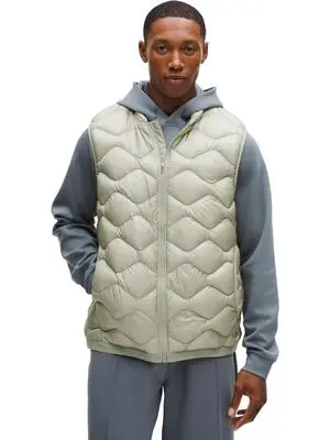 Lululemon Featherweight 900-down-fill Quilted Vest - Fog Green