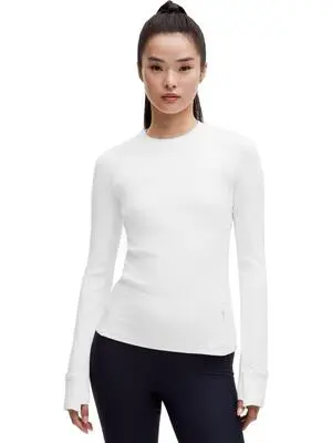 Lululemon Ribbed Long-sleeve Shirt - White