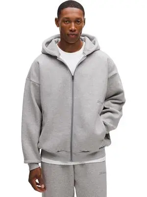 Lululemon Big Cozy Full-Zip Hoodie Heathered Core Medium Grey