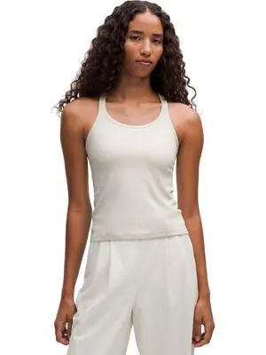 Lululemon Hold Tight Thin-strap Tank Top - Light Ivory/silver