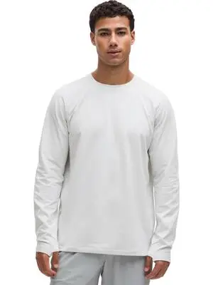 Lululemon Rulu Fleece Crewneck Long-sleeve Shirt - Vapor