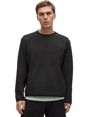Lululemon 3d Waffle-knit Jacquard Pullover - Black/black