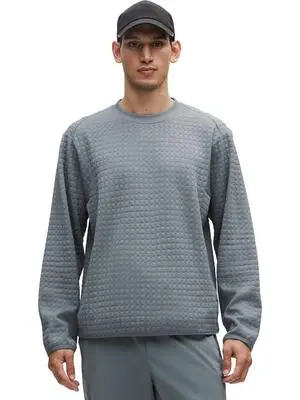 Lululemon 3d Waffle-knit Jacquard Pullover - Solar Grey/solar Grey