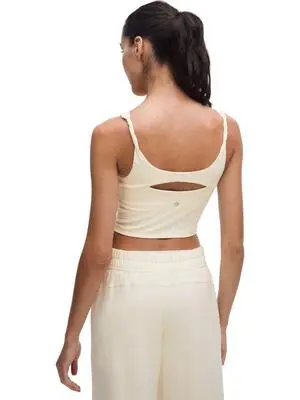 Lululemon Align™ Twist-strap Cropped Tank Top - Coconut Ivory