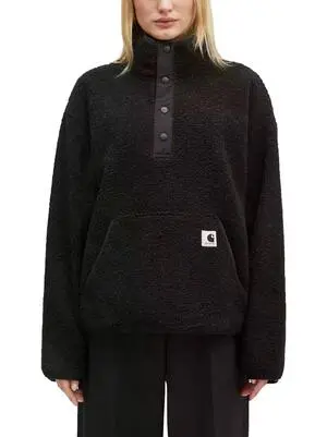 Carhartt Work In Progress Logo-patch Sweatshirt - Black