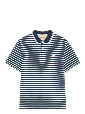 Valentino Garavani Cotton Polo Shirt - Blue