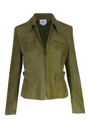 Akris Suede Jacket - Green