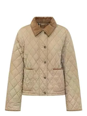 Burberry Quilted Corduroy Jacket - Neutrals