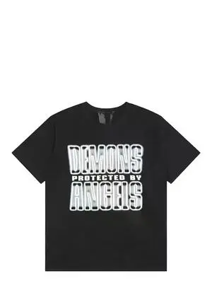VLONE X Nav Dpba Graphic-print T-shirt - Black