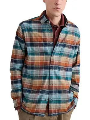 SEASALT CORNWALL Fathomer Shirt - Root Cellar Light Wade