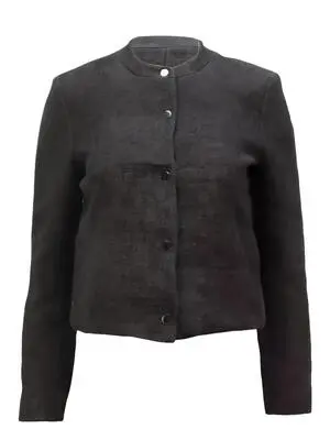Sandro Cropped Corduroy Jacket - Black