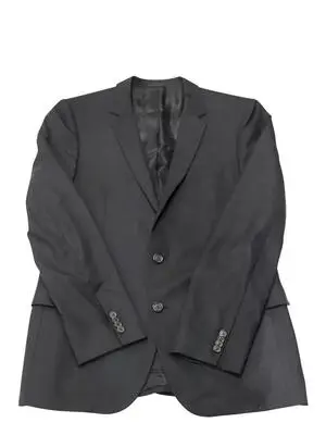 BOSS Single-breasted Wool Blazer Black