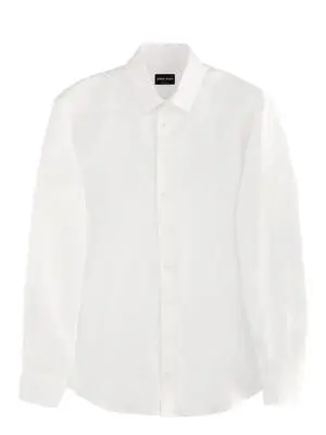 Giorgio Armani Linen Shirt - White