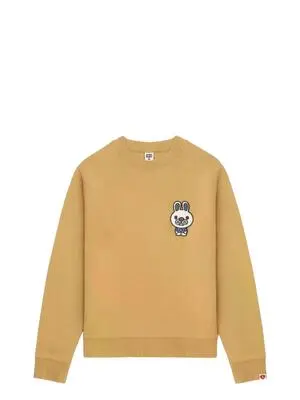 A BATHING APE Apee™ * Appliqué Crewneck Sweatshirt - Neutrals