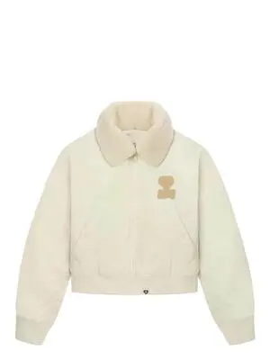 A BATHING APE Shearling Collar Patch Jacket