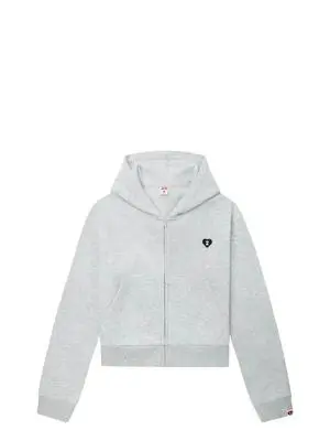A BATHING APE Hooded Zip Sweater - Grey