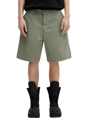 Carhartt Work In Progress Button-fastening Straight-leg Shorts - Green