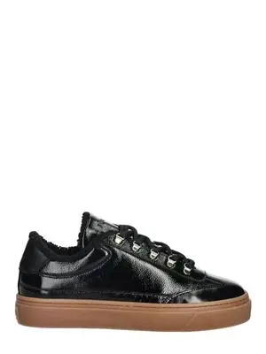 Furla Lace-up Platform Sneakers - Black